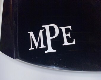 Car Decal Initial Decal Yeti Cup Sticker Phone Decal Car Sticker ...