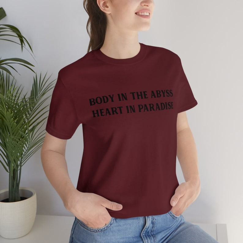 Body in the Abyss Heart in Paradise Shirt Tian Guan Ci Fu - Etsy