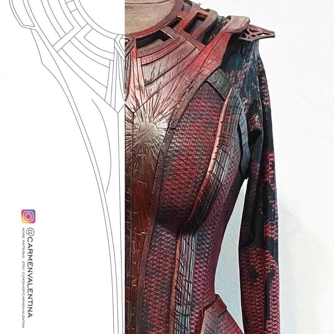 PATTERN: Wanda Maximoff Scarlet Witch Multiverse of Madness Center ...