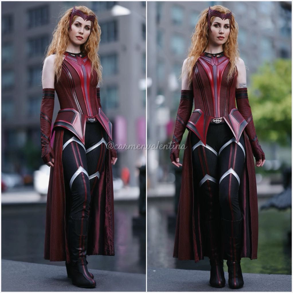 Wanda Maximoff Scarlet Witch Wandavision BACK PAD Cosplay Pattern PDF ...