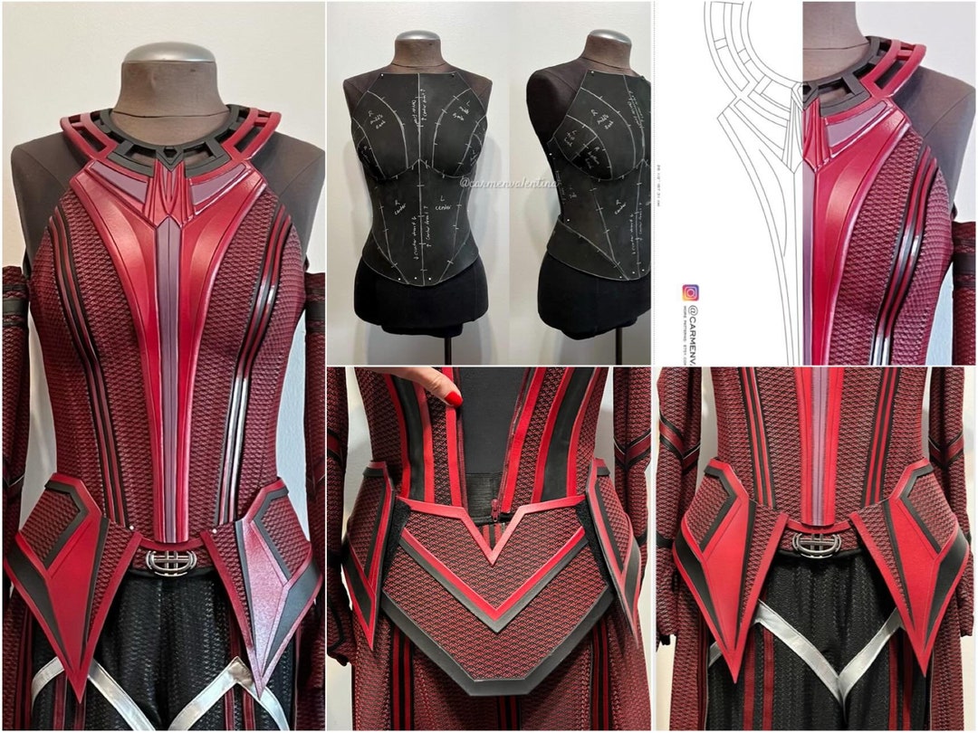 PATTERNS ONLY: Wanda Maximoff Scarlet Witch Wandavision Package. Bodice ...