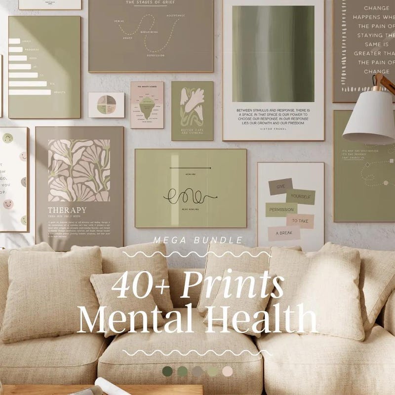 Mental Health Posters - Etsy