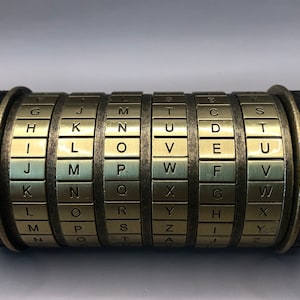 Vintage Da Vinci Code Cryptex / Puzzle / Prop - Etsy