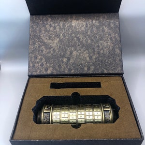 Vintage Da Vinci Code Cryptex / Puzzle / Prop - Etsy Österreich