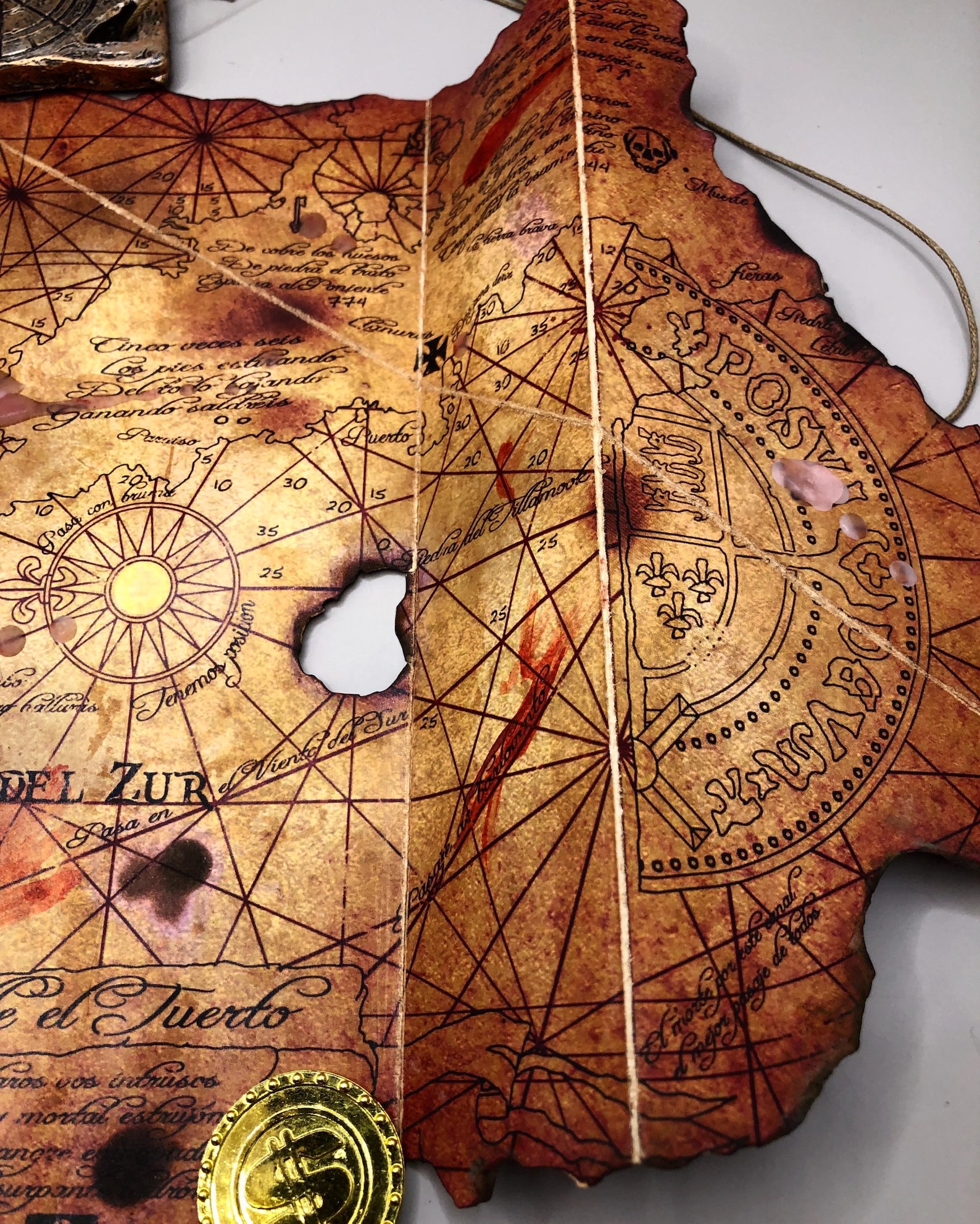 Handmade Goonies Treasure Map - Etsy