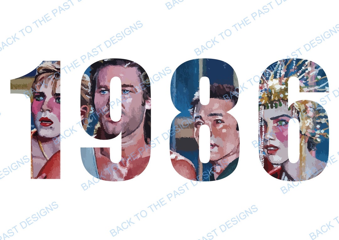 1986 Movie Year Print | SELECT OPTION - Etsy