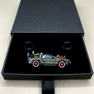 Delorean From Back to the Future Enamel Pin Badge - Etsy