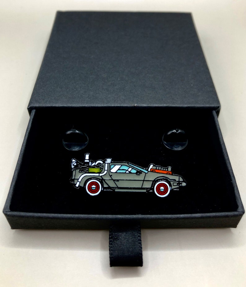 Delorean From Back to the Future Enamel Pin Badge - Etsy