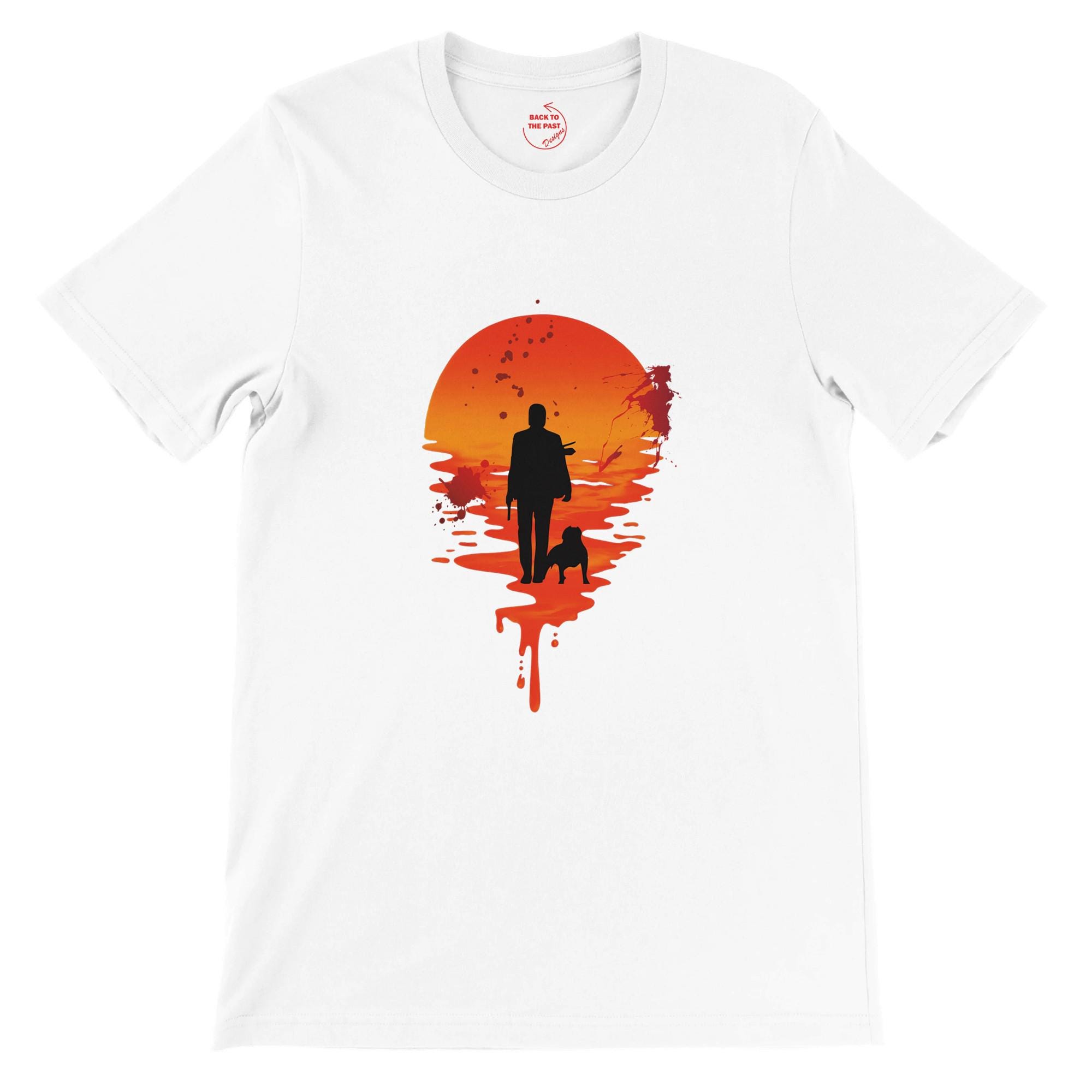 John Wick / Dog / Sunset and Blood Inspired T-shirt - Etsy