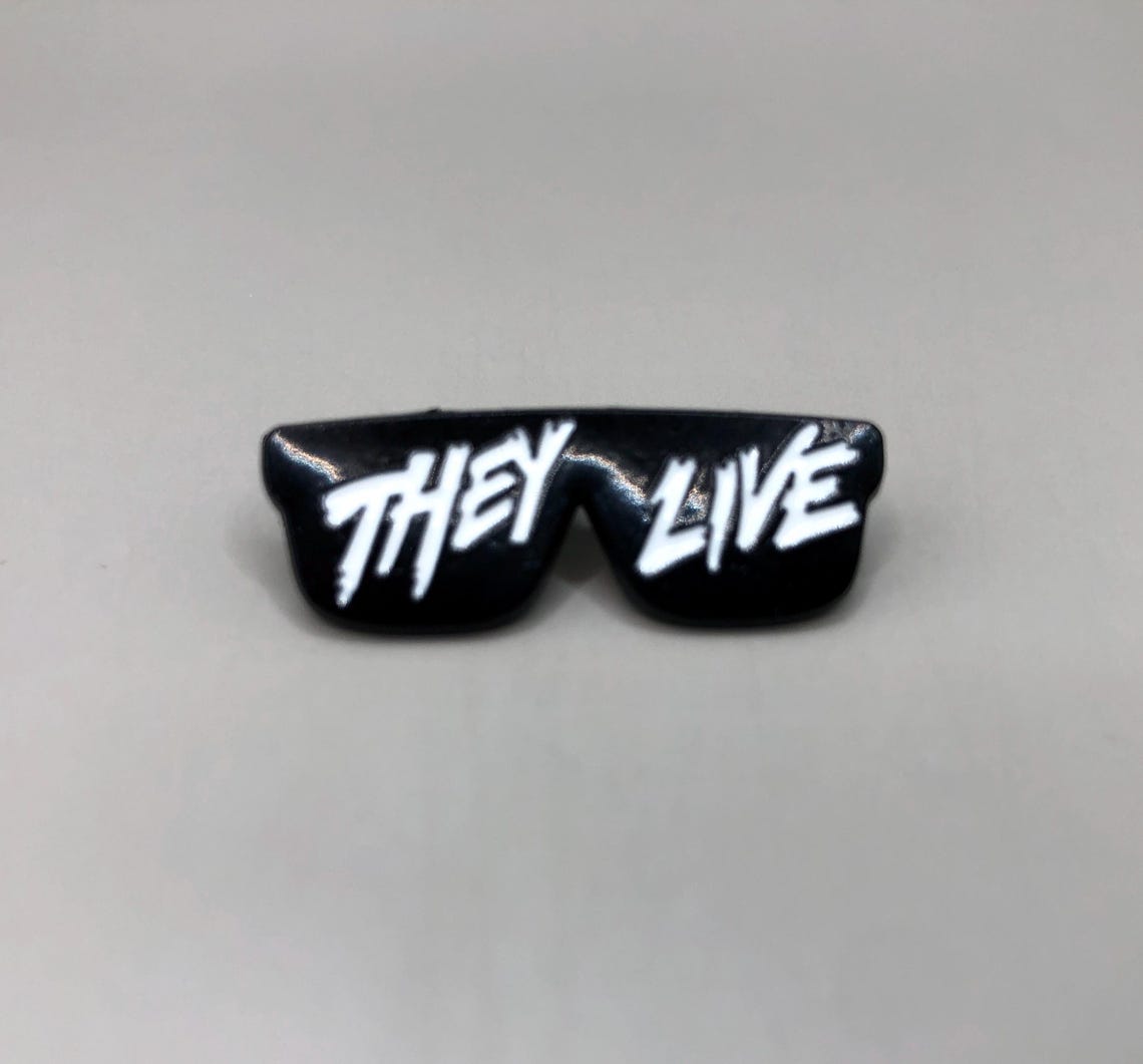 They Live Enamel Pin Badge - Etsy