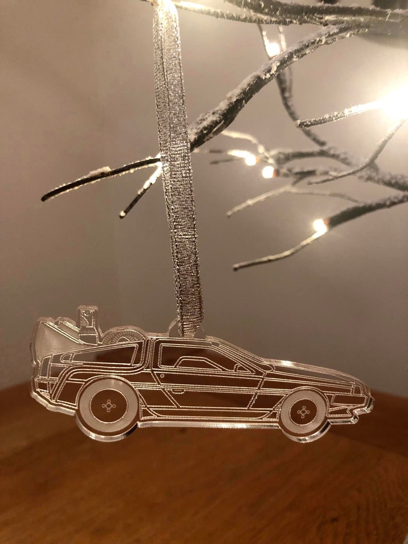 Back to the Future Inspired Christmas Tree Decorations - Etsy