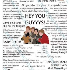 Movie Quote Print - the Goonies - Etsy