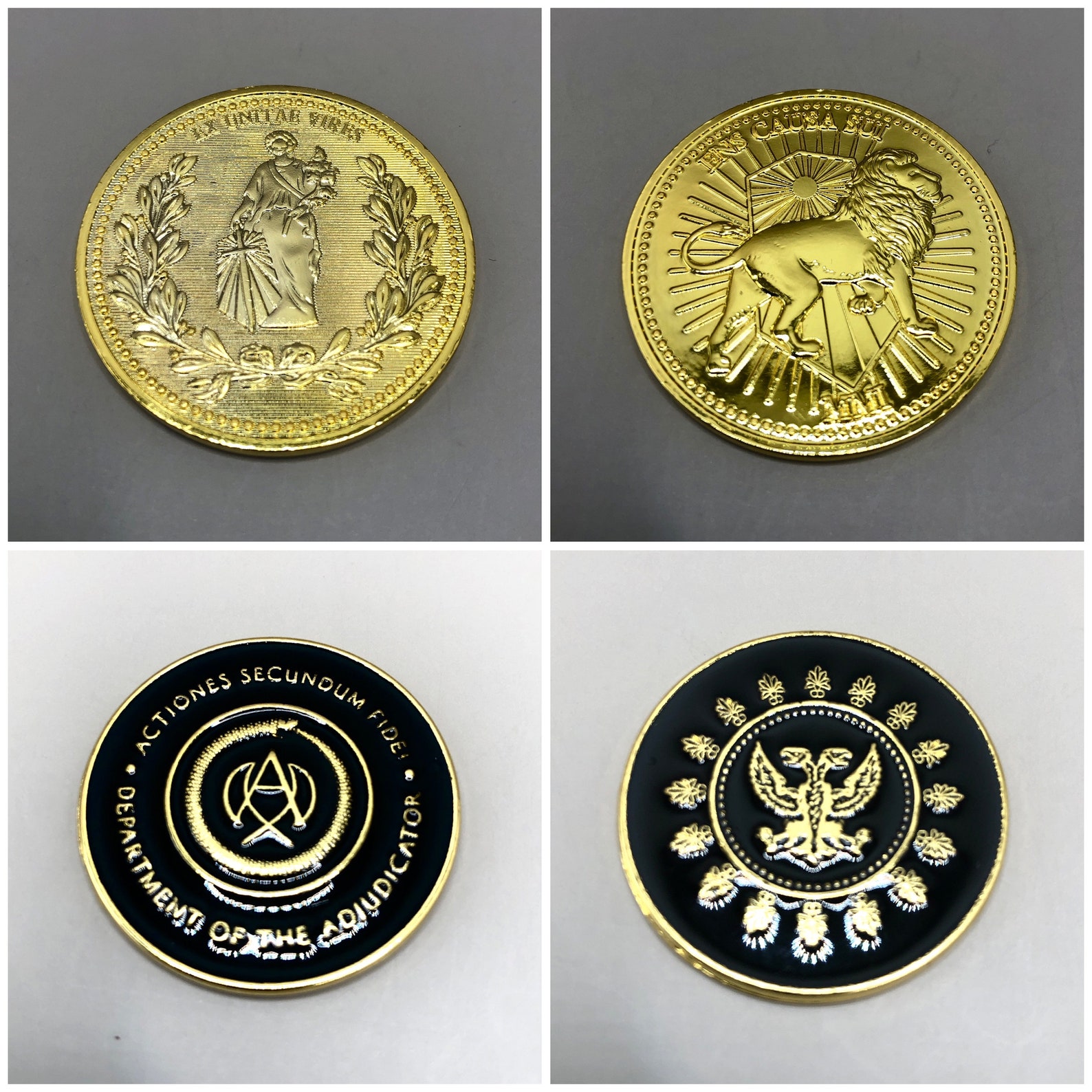 John Wick Coins - Continental Hotel Gold Coin & Adjudicator Coin - Etsy