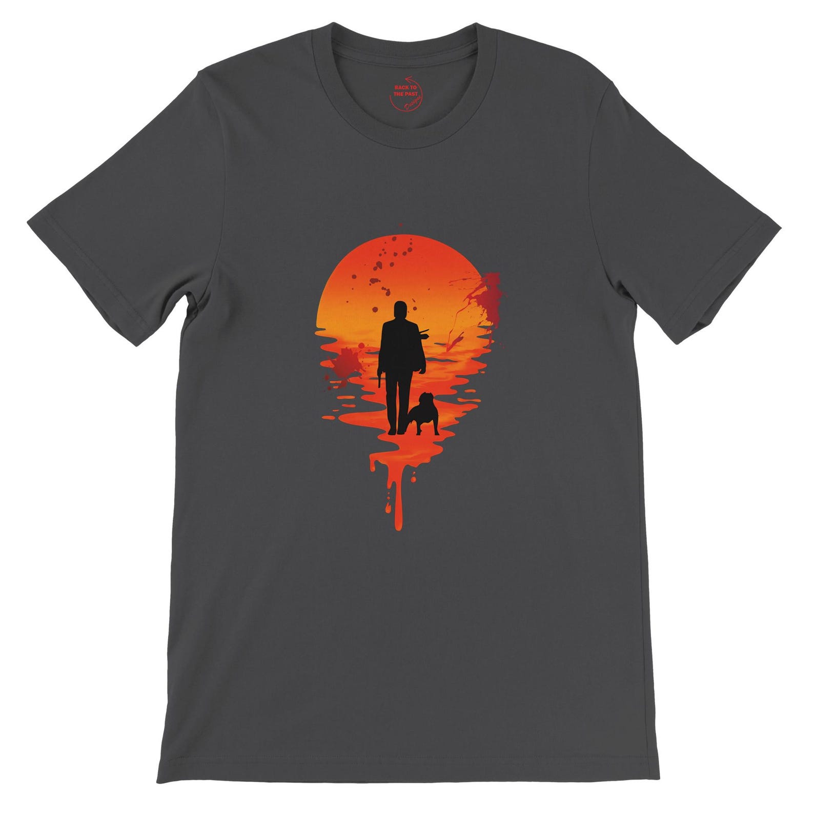 John Wick / Dog / Sunset and Blood Inspired T-shirt - Etsy