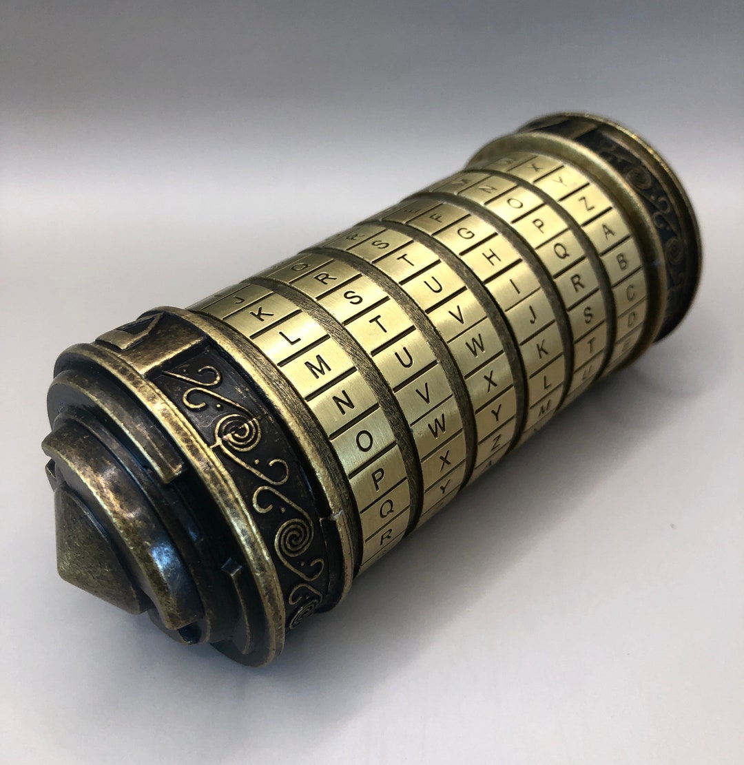 Vintage Da Vinci Code Cryptex / Puzzle / Prop - Etsy