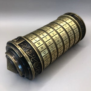 Vintage Da Vinci Code Cryptex / Puzzle / Prop - Etsy