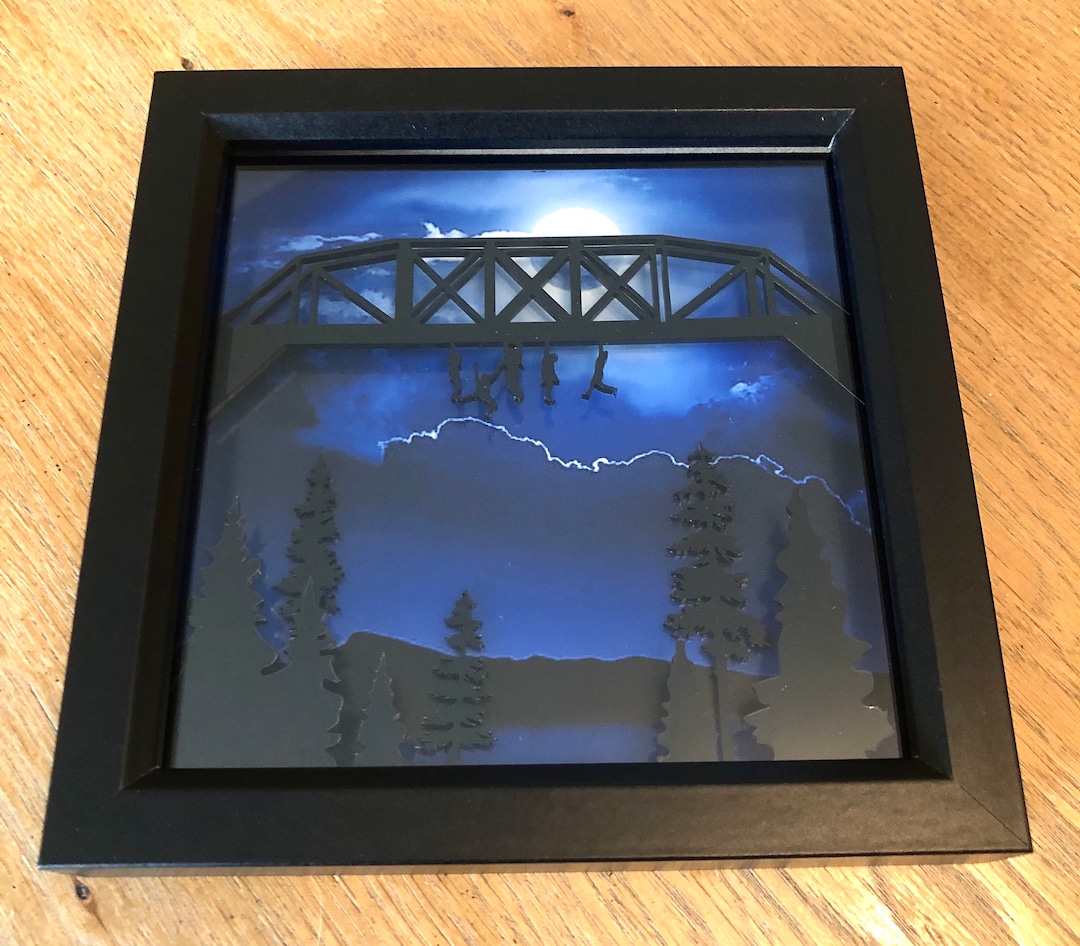 Hanging Bridge 3D Picture Frame - Etsy