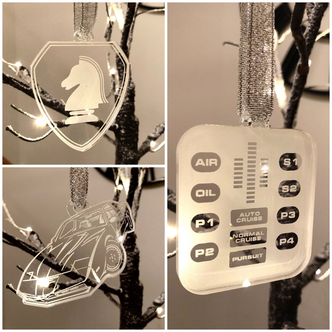 Knight Rider Inspired Christmas Tree Decorations - Etsy