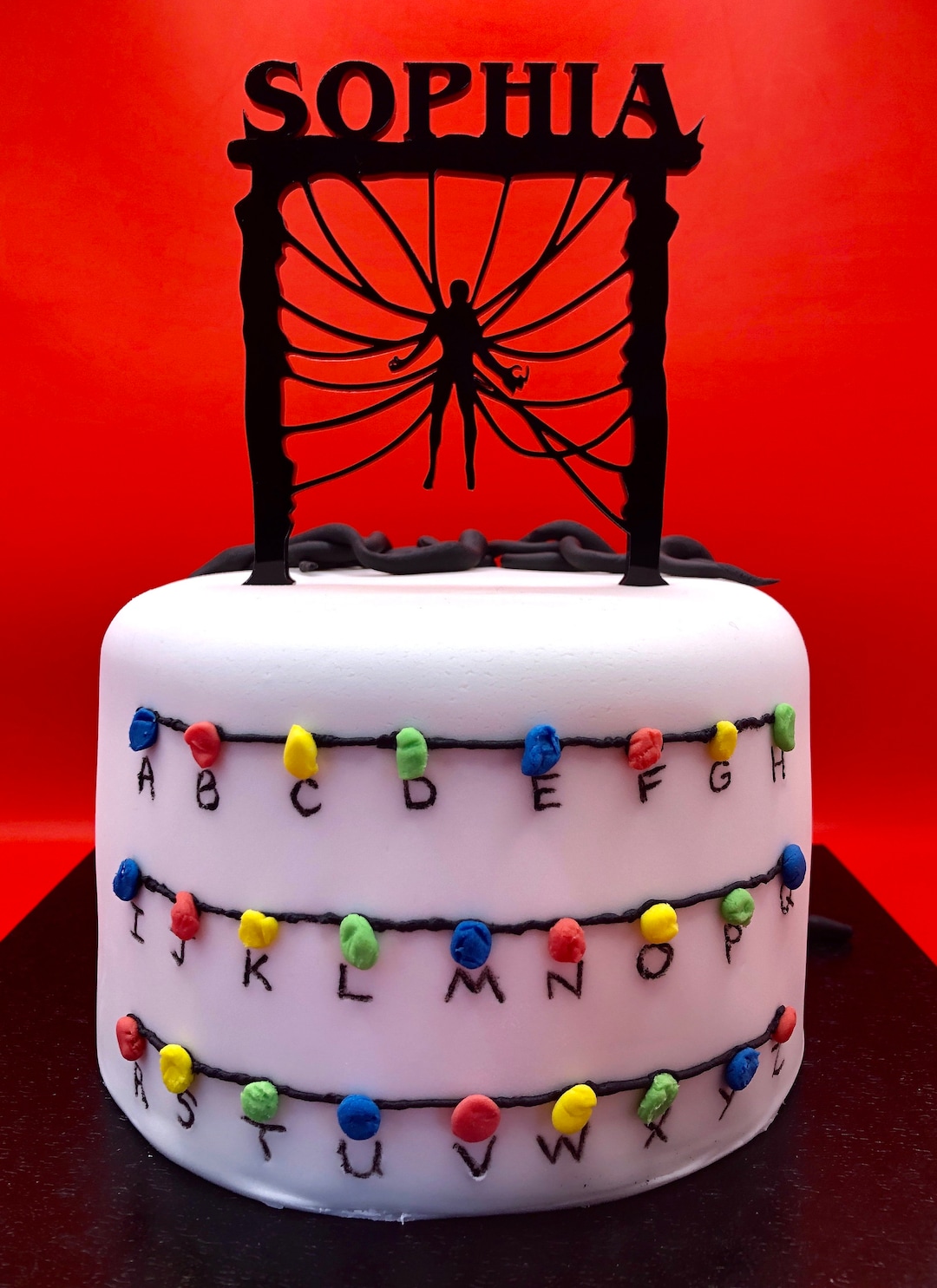 Stranger Things Themed Cake Topper - Vecna - Etsy