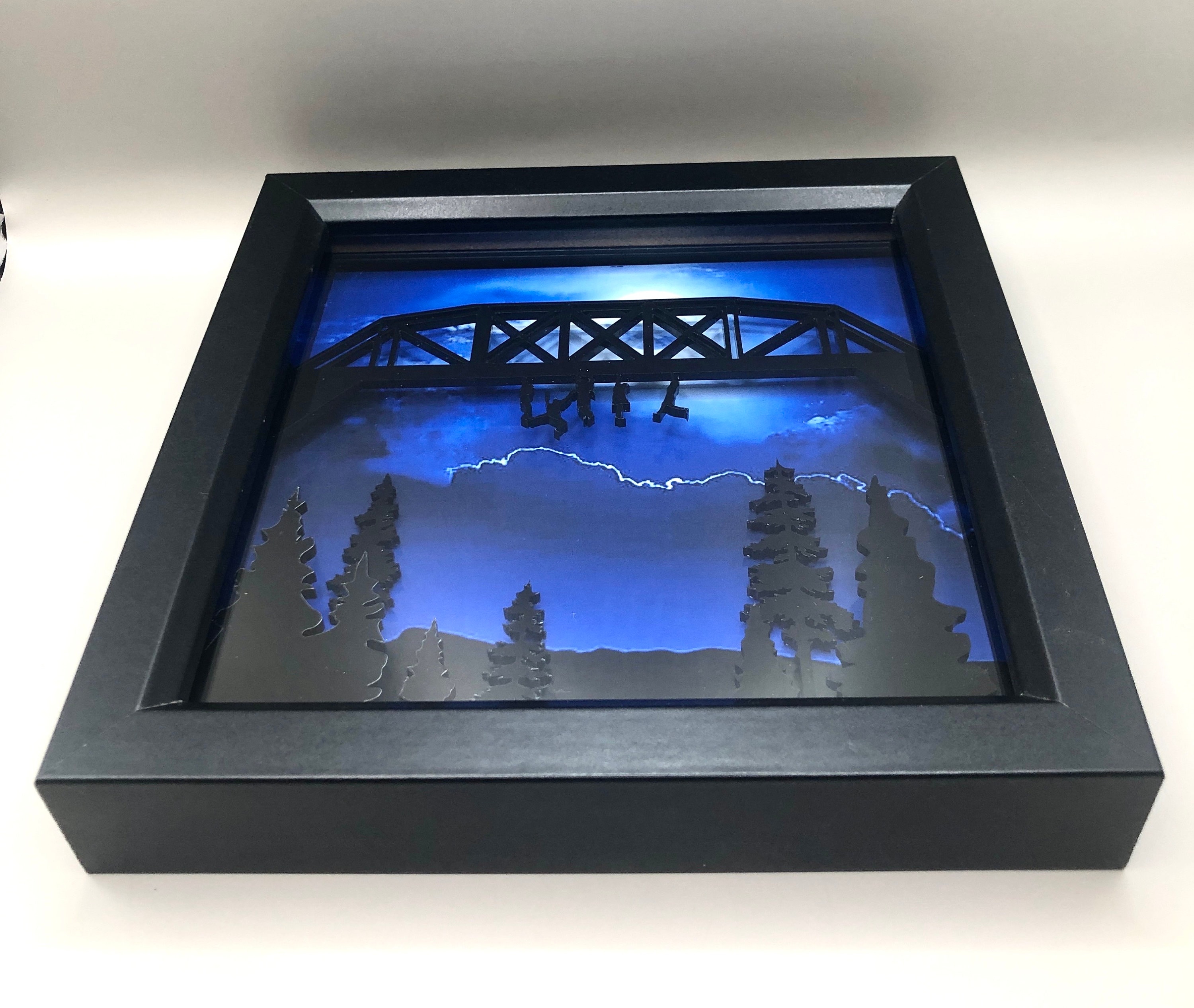 Hanging Bridge 3D Picture Frame - Etsy