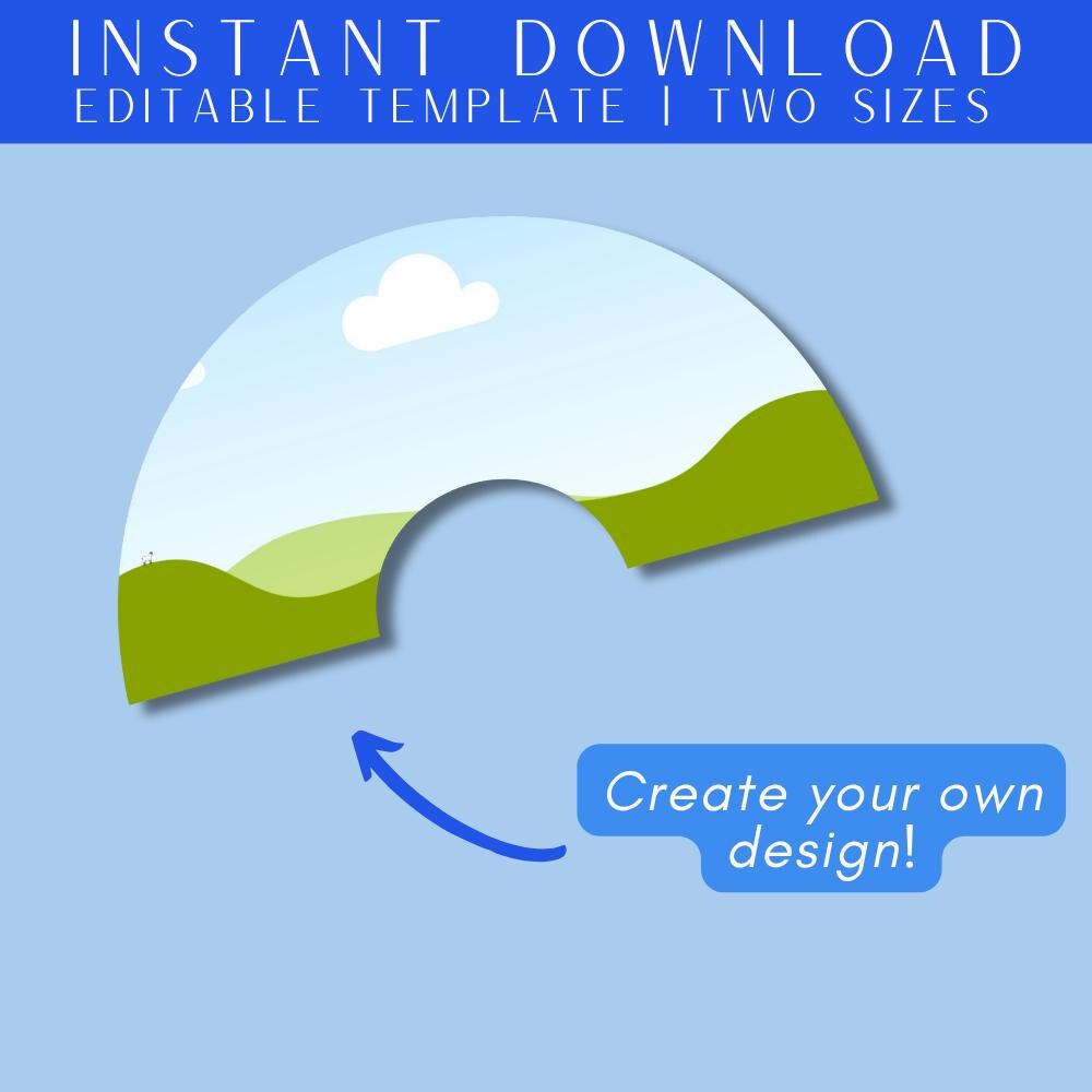 Clack Fan Template, Canva Template, Editable, Clack Fan, Sublimation ...