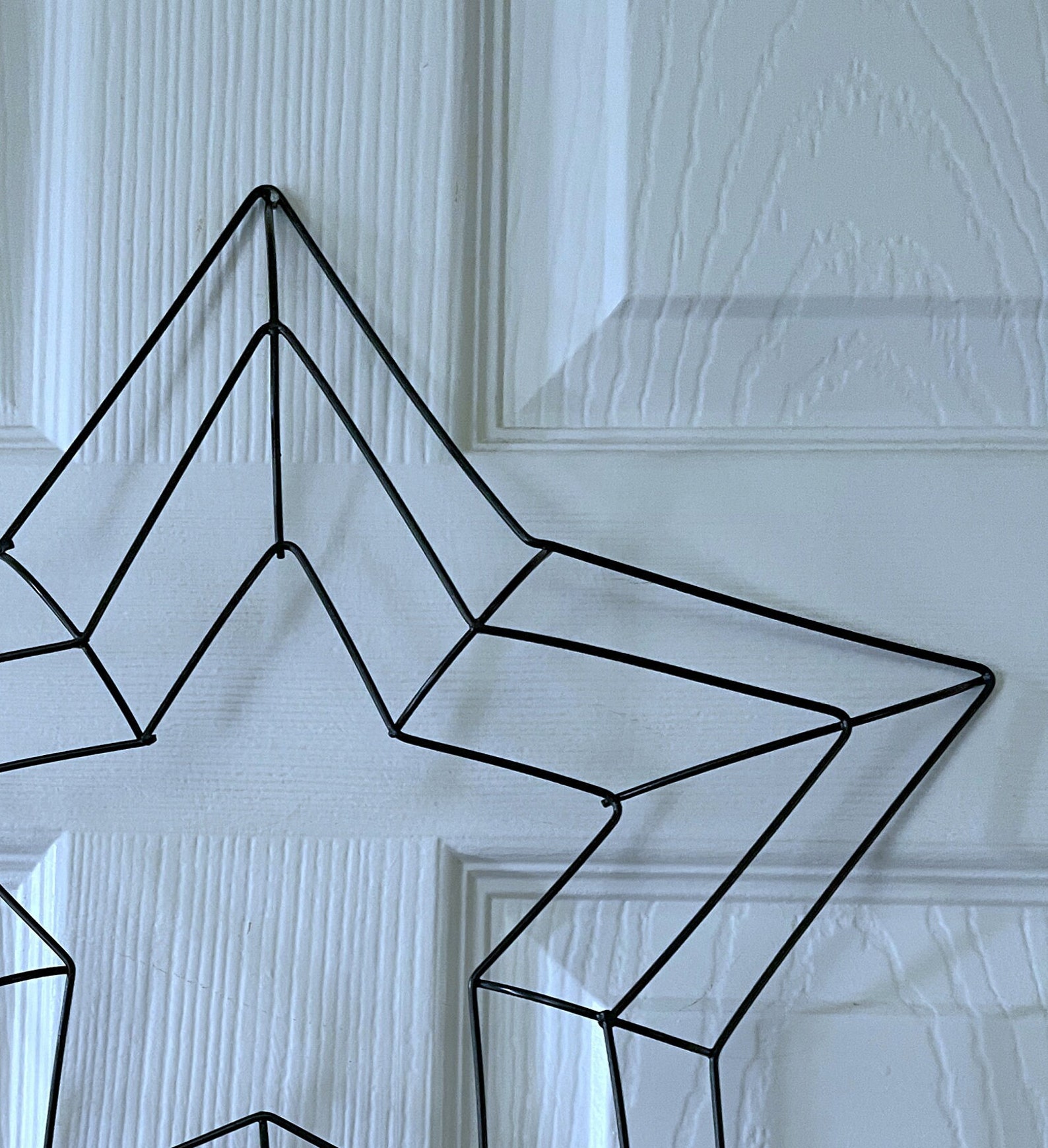 Star Wreath Form, DIY Wreath, Door Hanger, Craft Supplies, Wreath Base ...