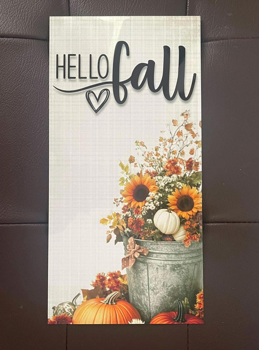 Hello Fall Metal Wreath Sign, Hello Fall, Wreath Sign, Autumn, Home ...