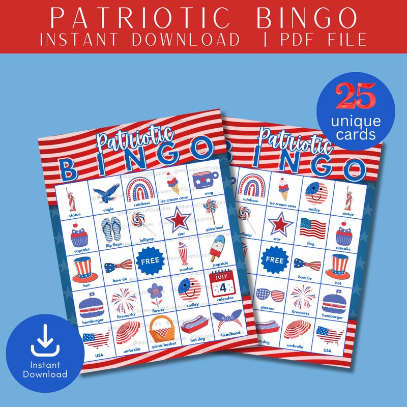 Patriotic Card - Etsy