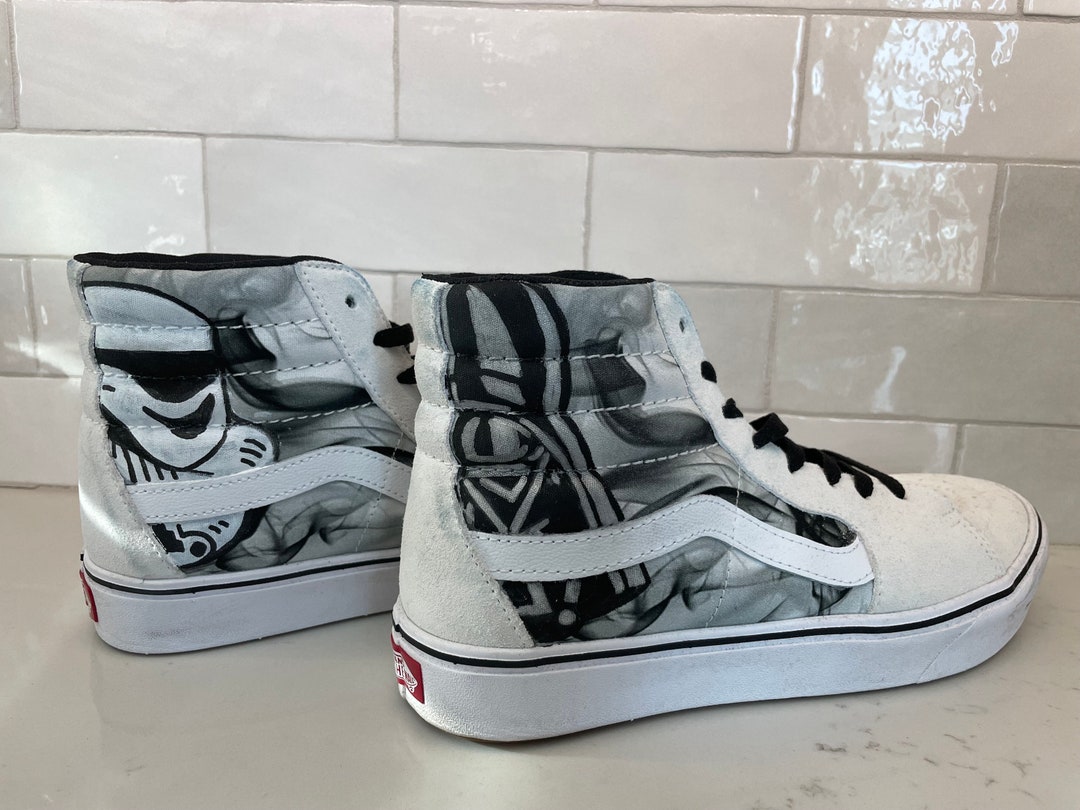 Star Wars Darth Vader Stormtrooper Custom Vans - Etsy