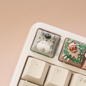 Soot Spirit Totoro Keycap - Etsy