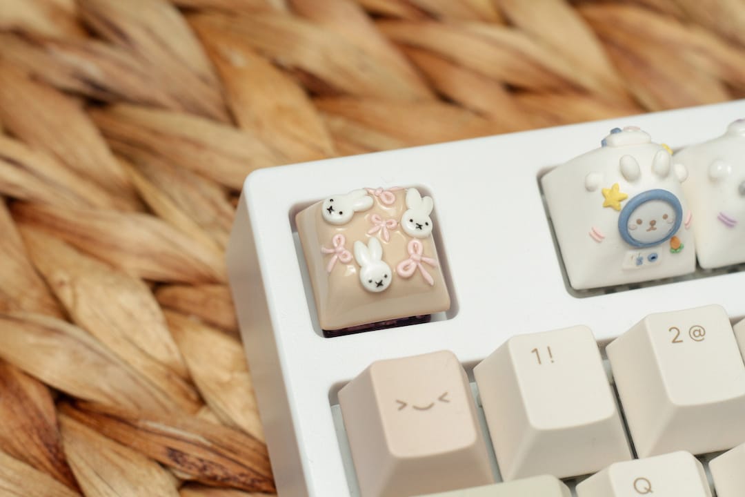 Miffy Bows Keycap - Etsy