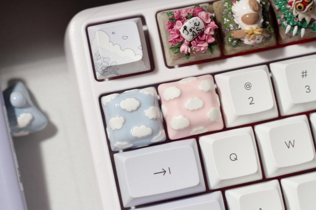 Cloud Keycaps - Etsy