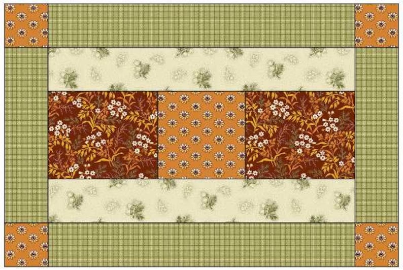 Well Dressed Quilted Placemat Pattern - Paper/hard Copy - Quilt Sewing ...