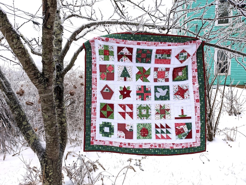 Christmas Countdown Advent Quilt Pattern – Let Your Heart Be Light ...