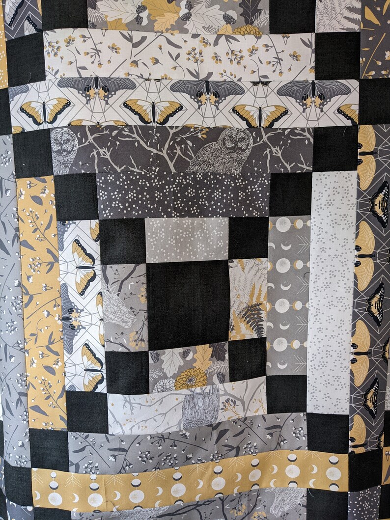 PDF Unchained Jellody Quilt Pattern - Uses Jelly Rolls 2.5 Inch Strips Digital Download - Strip ...