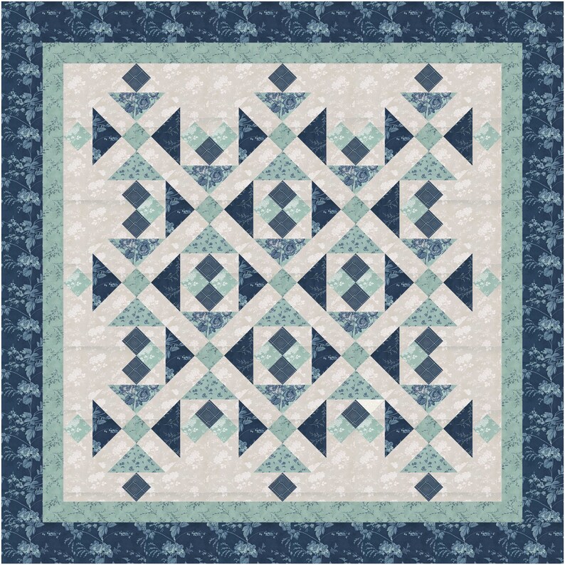 Star-laced Wings Quilt Pattern Throw Lap Size PAPER Copy Shoo-fly ...