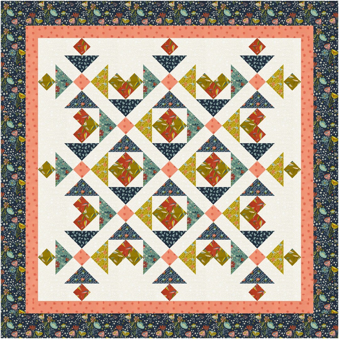 PDF Star-laced Wings Quilt Pattern Lap Throw Quilt Flabby Tabby Designs ...