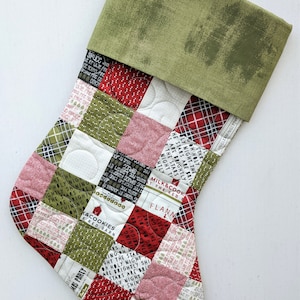 PDF Quilted Christmas Stocking Pattern With Four Designs! PDF Download ...