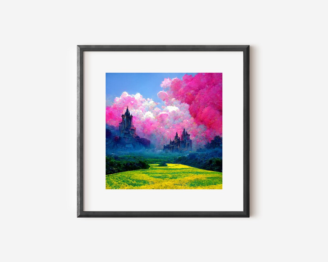 Pride Fantasy Landscape Wall Art. High Quality Physical Art - Etsy