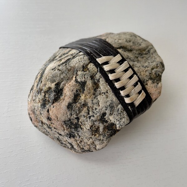 Cane Wrapped Rocks - Etsy