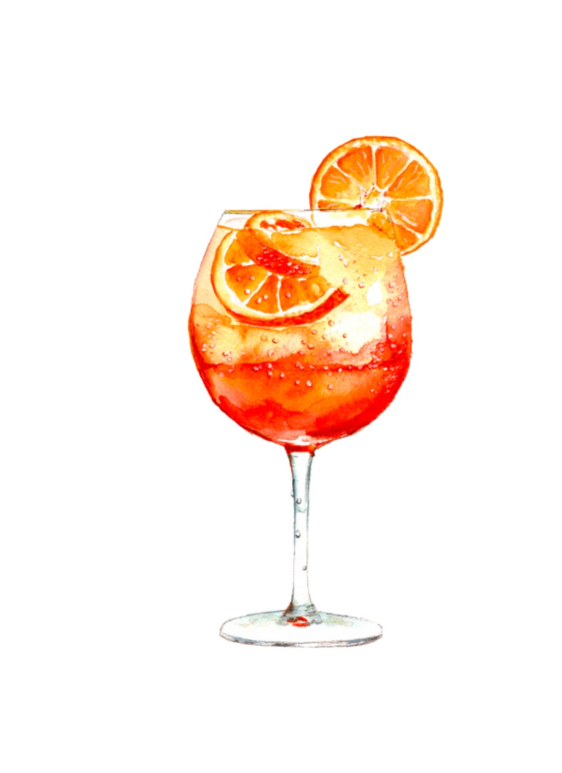 Downloadable Aperol Glass - Etsy