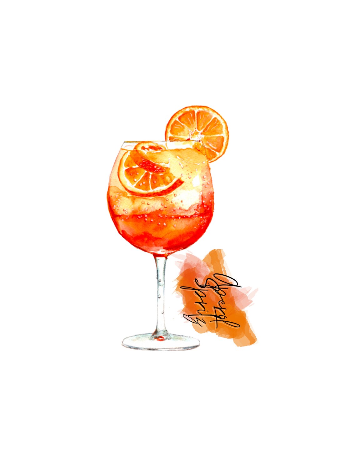 Aperol Spritz - Etsy
