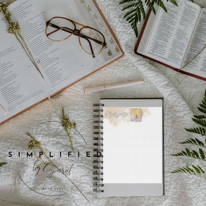 Old Testament Bible Journaling Inserts, Scripture Study, Watercolor ...