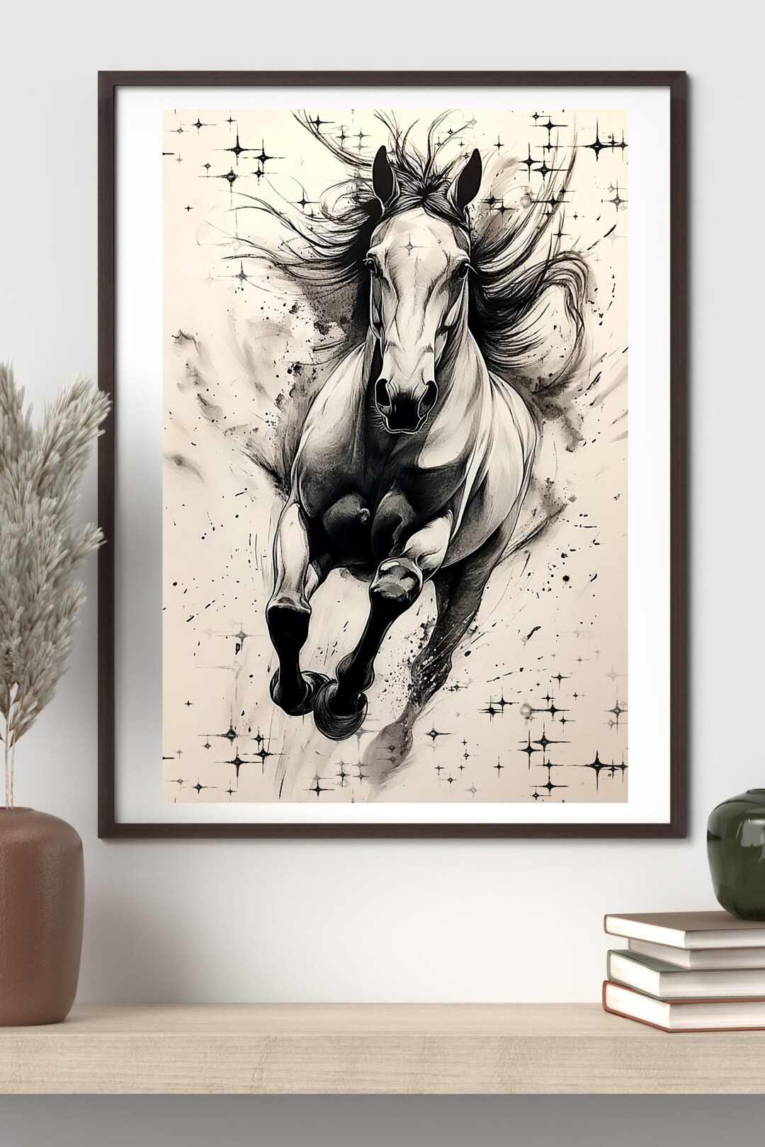 Galloping Horse | Digital/instant Download | 24x36 Printable Wall Art ...