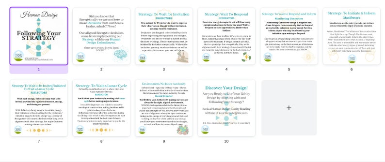 Human Design Template for Social Media Editable Canva Template Download ...