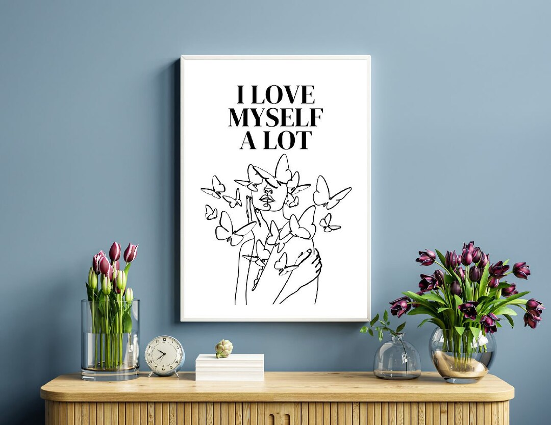 Self Love Printable Art Self Care Digital Download for Home Art ...