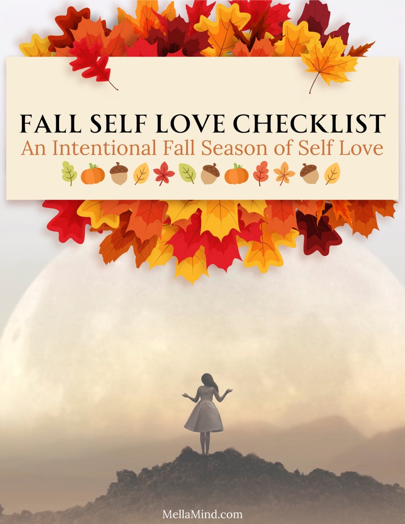 Fall Checklist for Self Love Worksheet Download Printable Checklist for ...
