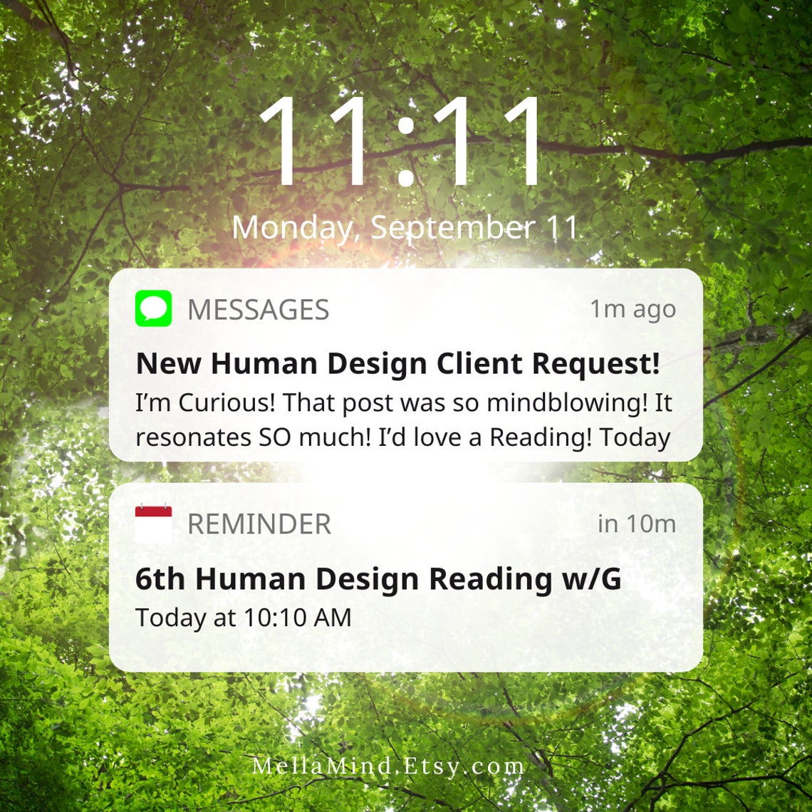 Human Design Reading Template Human Design Canva Template for ...