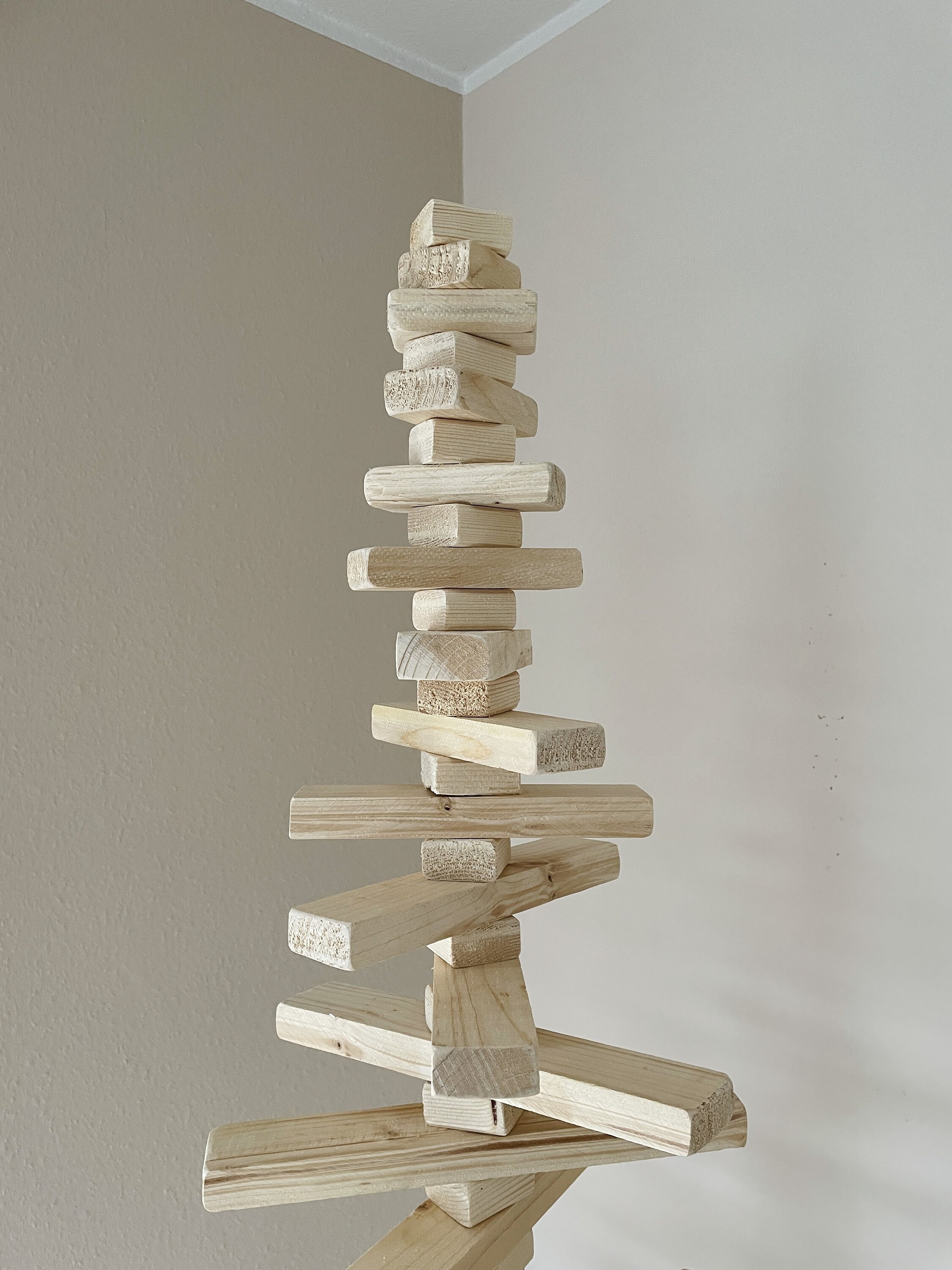 Nachhaltiger Weihnachtsbaum aus Holz Natur Rustikal - Etsy.de