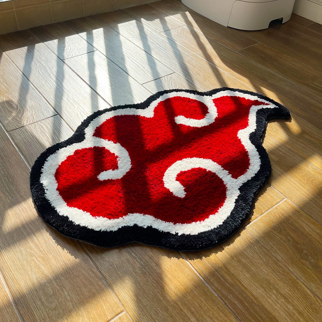 Akatsuki Cloud Tufted Rug Japanese Anime Cloud Rug Anime Rug - Etsy